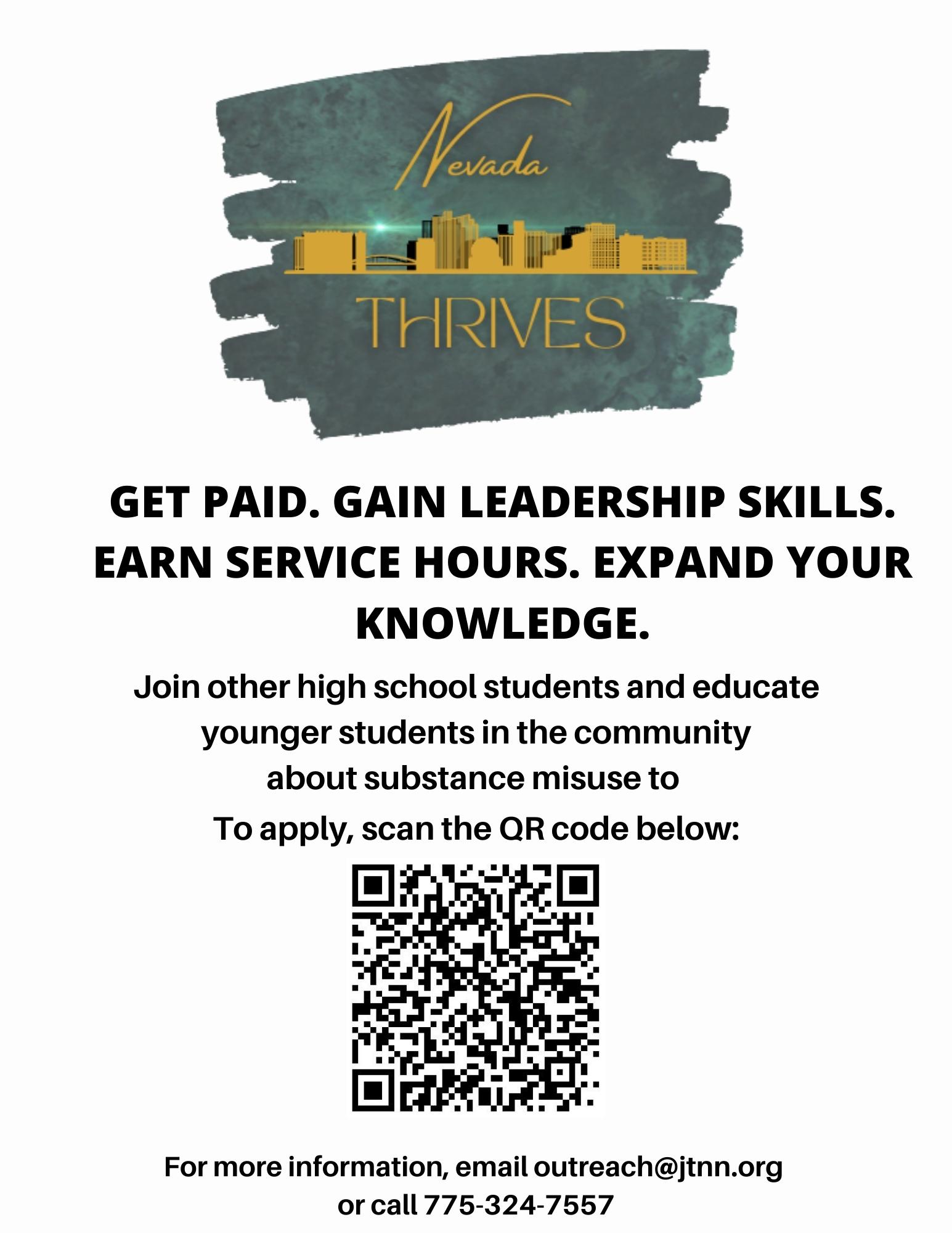 Nevada Thrives - JTNN Youth